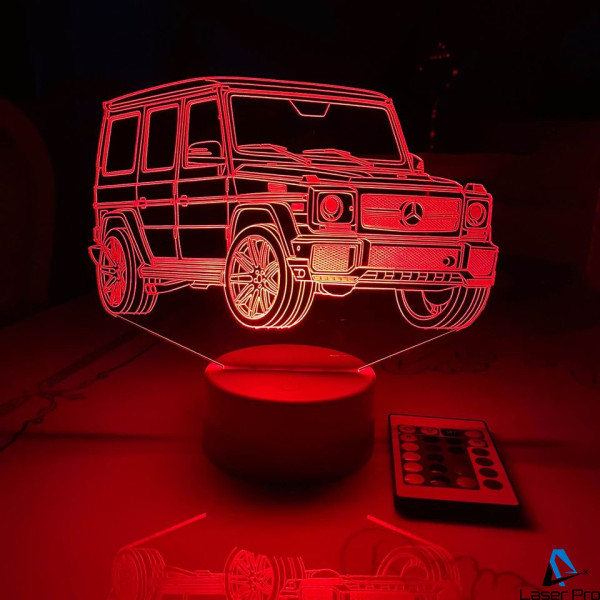 3D lampa Mercedes G63